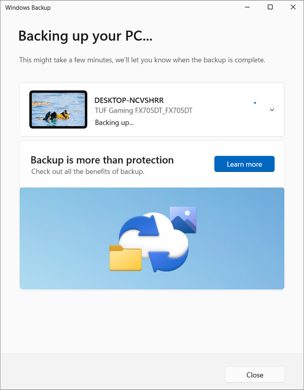 How to Set up and Use Windows Backup App