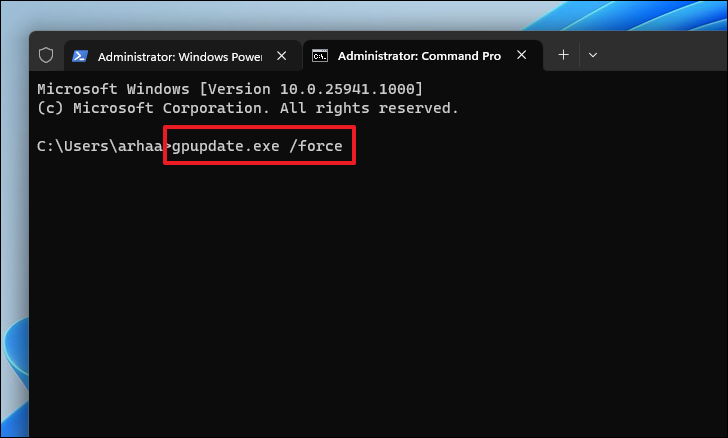 How to Fix ‘Please wait for the gpsvc’ Screen in Windows 11