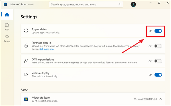 How to Update Apps from Microsoft Store on Windows