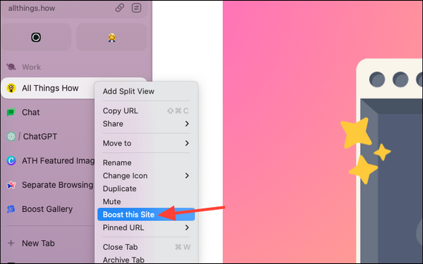 How to Use Boosts in Arc Browser