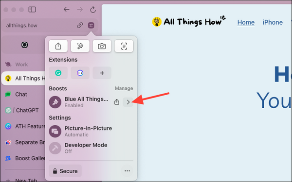 How to Use Boosts in Arc Browser