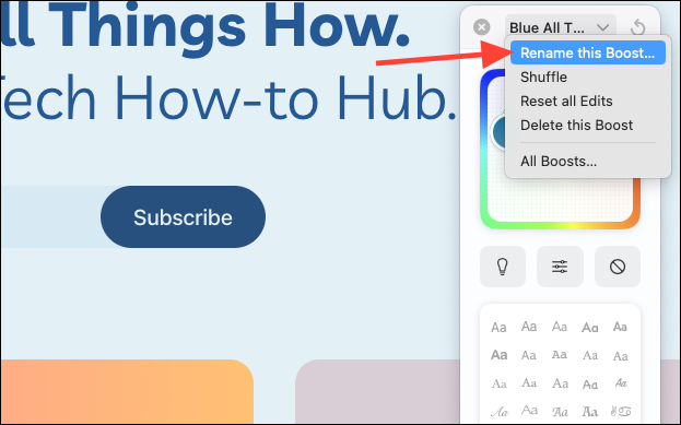 How to Use Boosts in Arc Browser