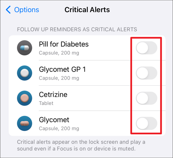 How to Enable Follow Up Reminders and Critical Alerts for Medications ...