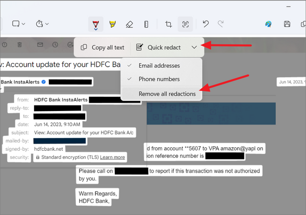 How to Copy Text from Images Using Snipping Tool on Windows 11