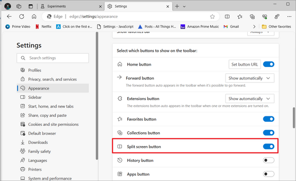 How to Split Screen in Microsoft Edge