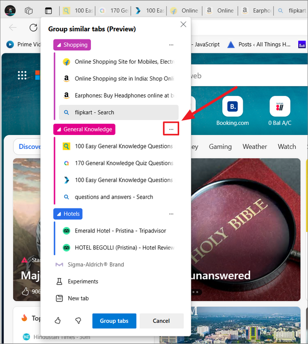 How to Automatically Group Similar Tabs in Microsoft Edge How to Automatically Group Similar Tabs in Microsoft Edge