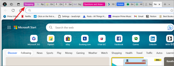 How to Automatically Group Similar Tabs in Microsoft Edge