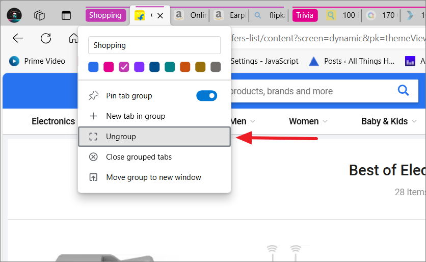 How to Automatically Group Similar Tabs in Microsoft Edge