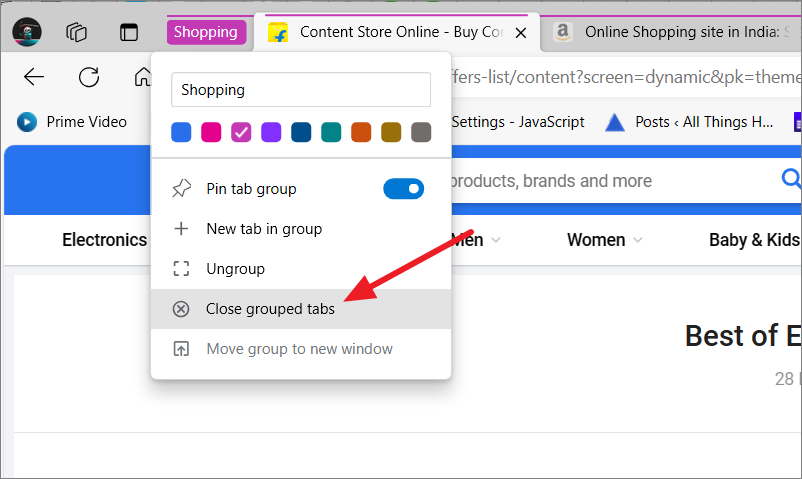 How to Automatically Group Similar Tabs in Microsoft Edge