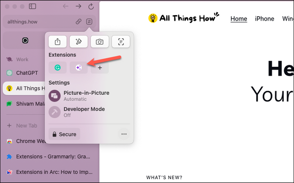 How to Manage and Use Arc Browser Extensions