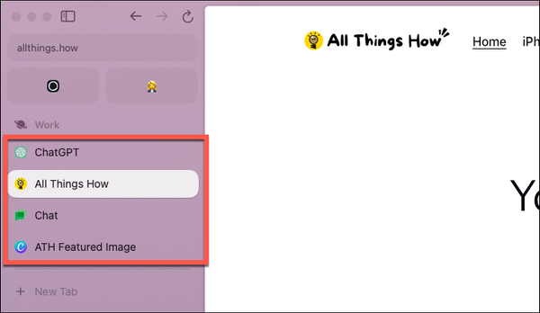 How Do Pinned Tabs Work in Arc Browser