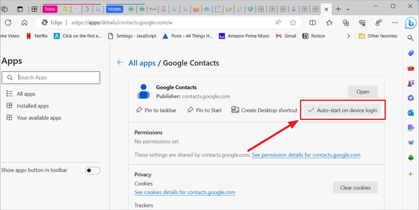 How to Open a Web App at Startup in Windows 11 or 10