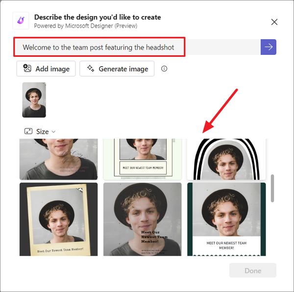 How to Use Microsoft Designer in Teams Chat