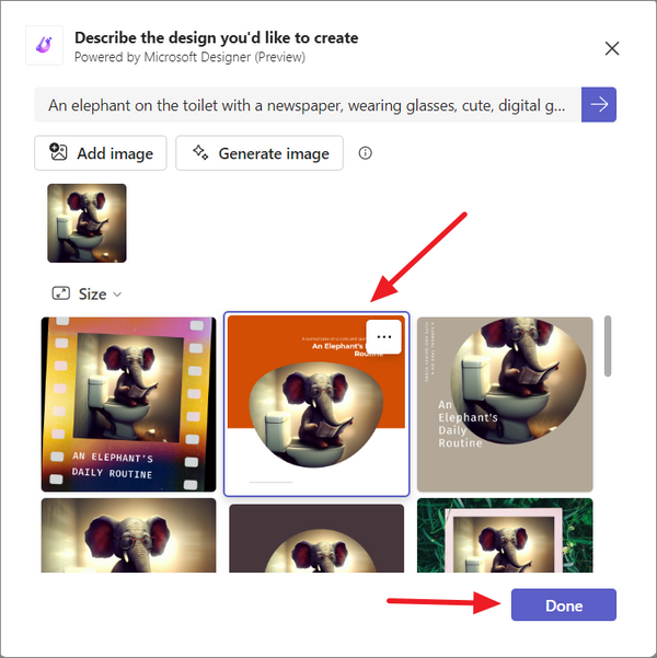How to Use Microsoft Designer in Teams Chat