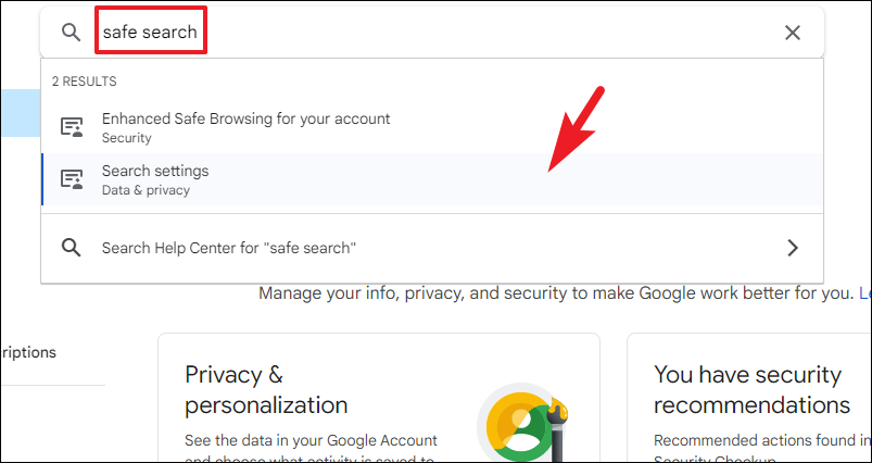 How to Turn On Safe Search in Google Search