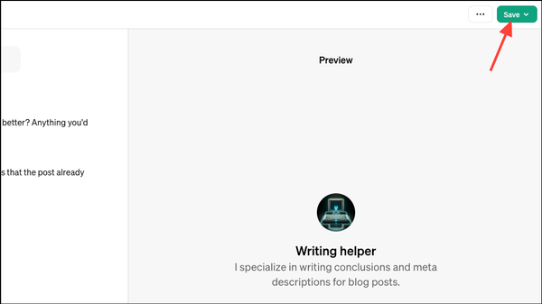 How to Create a GPT in ChatGPT