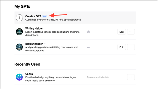 How to Create a GPT in ChatGPT