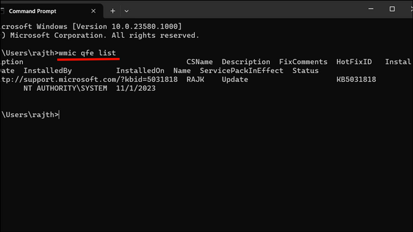 How to View Update History in Windows 11