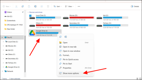 How to Add Google Drive to File Explorer in Windows 11