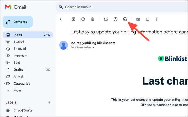 How to Quickly Add an Email to Google Tasks from Gmail