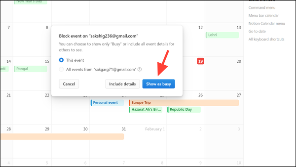How to Use Notion Calendar
