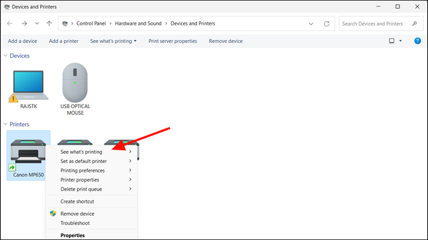 How to View and Delete Print Queue in Windows 11