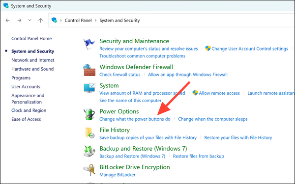 How to Disable Fast Startup in Windows 11