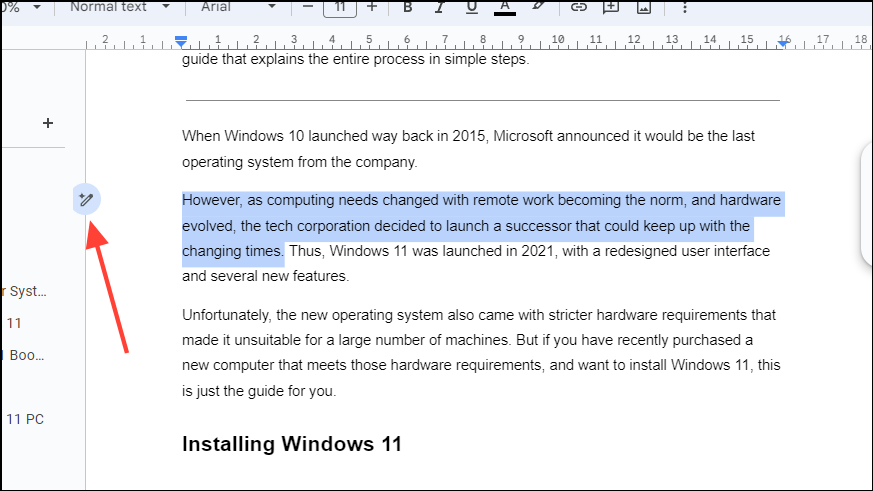 How To Use Gemini in Google Docs
