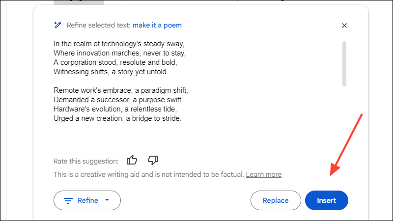 How To Use Gemini in Google Docs