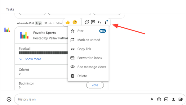 How To Create Polls In Google Chat