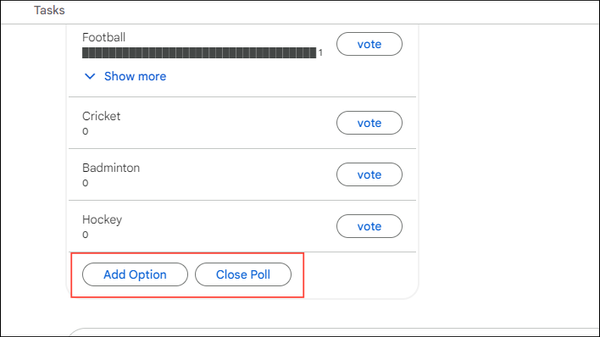 How To Create Polls In Google Chat