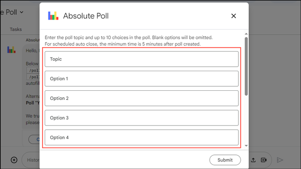 How To Create Polls In Google Chat