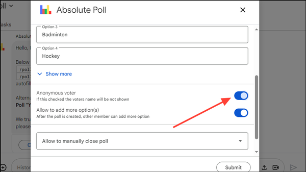How To Create Polls In Google Chat