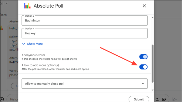 How To Create Polls In Google Chat