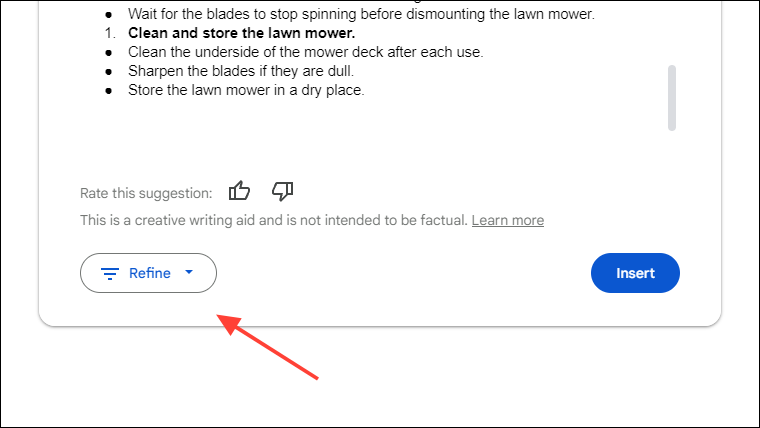 How To Use Gemini in Google Docs