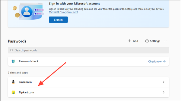 How To Manage Saved Passwords In Microsoft Wallet