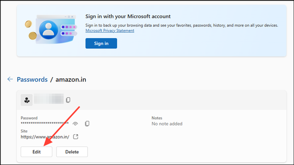 How To Manage Saved Passwords In Microsoft Wallet