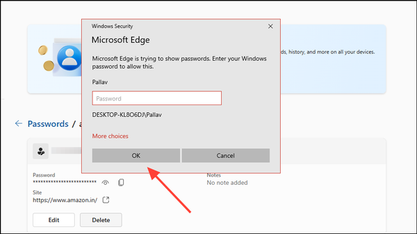 How To Manage Saved Passwords In Microsoft Wallet