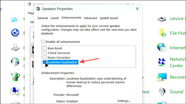 How to Enable Sound Equalization on Windows 11