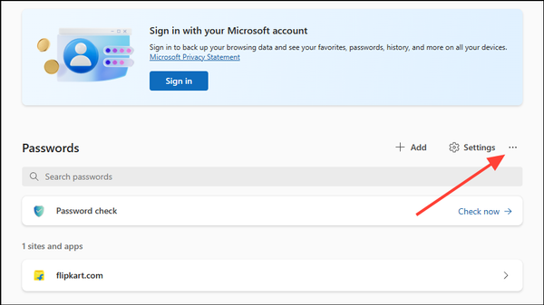 How To Export Passwords From Edge Wallet