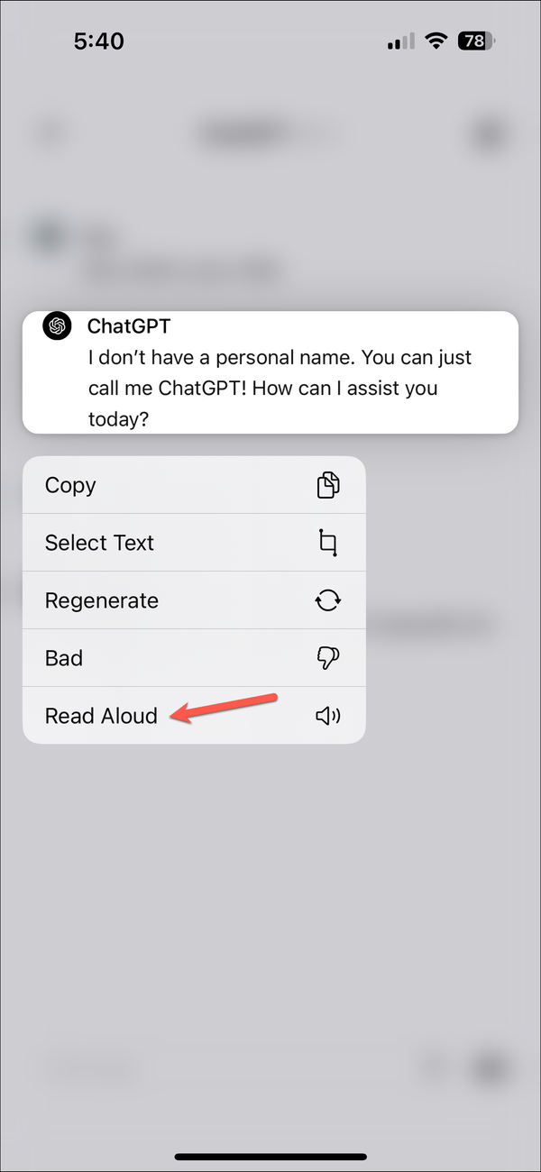 How to Make ChatGPT Speak & Read Messages
