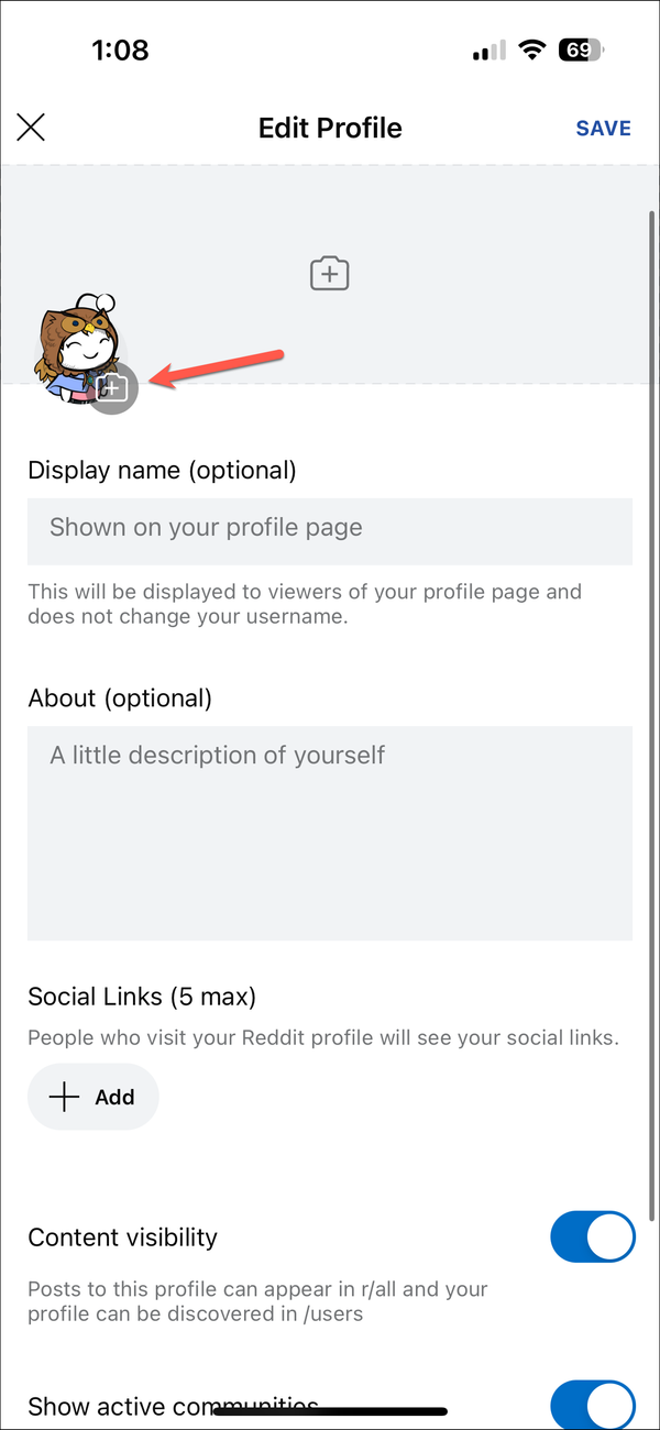How to Change Reddit Profile Picture
