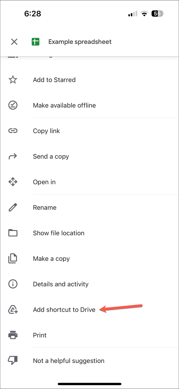 How to Create a Shortcut in Google Drive