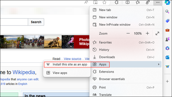 How to Install Any Website as an App Using Edge or Chrome on Windows