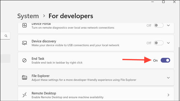 How to Enable ‘End Task’ Option Directly Into Windows 11 Taskbar