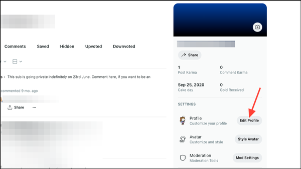 How to Change Reddit Profile Picture
