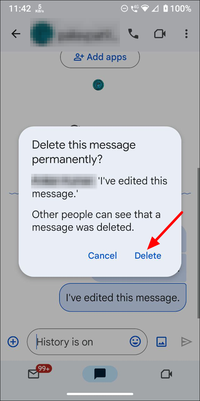 How to Edit or Delete a Message in Google Chat