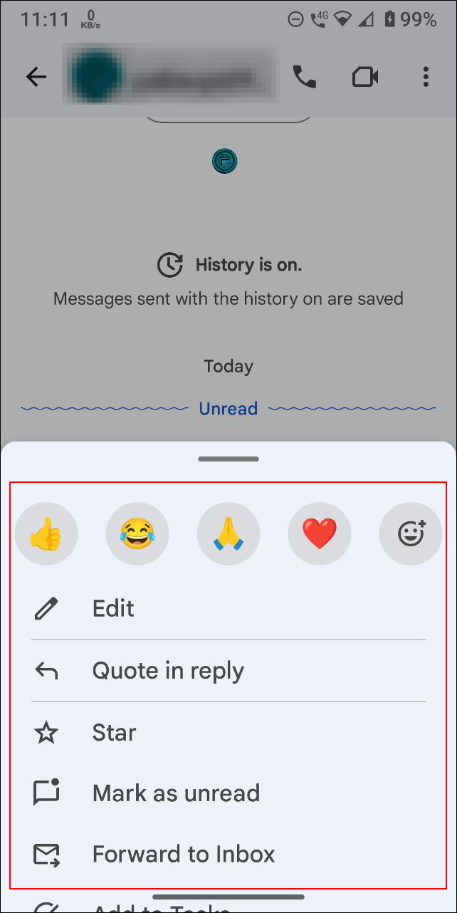 How to Edit or Delete a Message in Google Chat