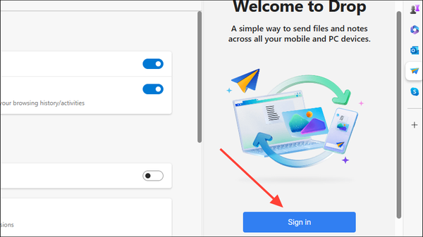 How to Use Microsoft Edge Drop to Share Files Between Your Devices