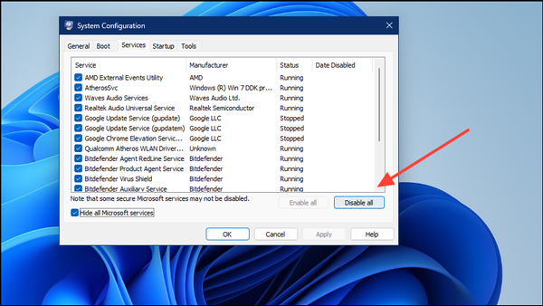 How to Fix Missing Icons in Taskbar on Windows 11